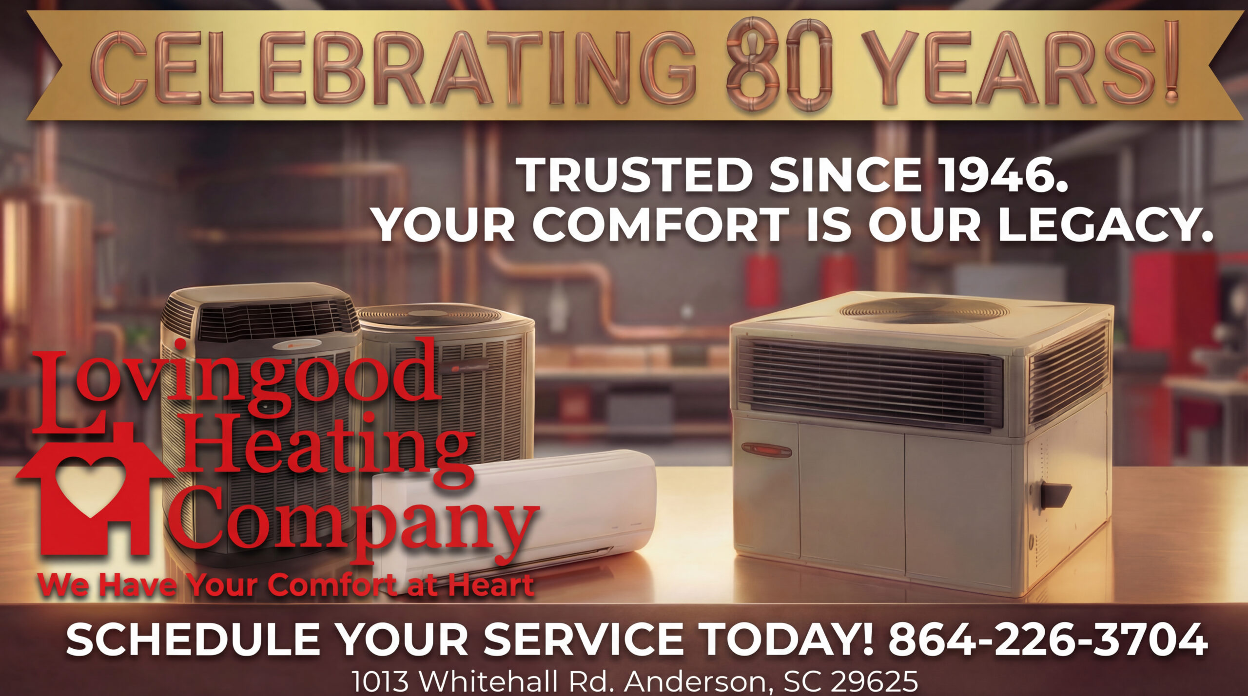 HVAC Services | Anderson, SC | Lovingood Heating Company